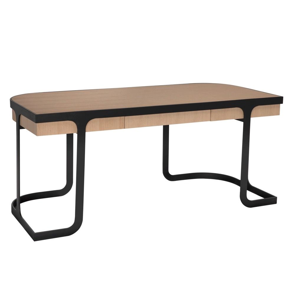 Hamilton Desk, White Oak - JDOUGLAS
